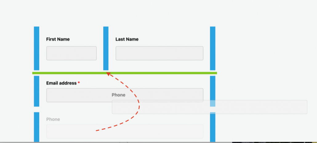 WP forms – adding columns and moving fields - Life Sciences Administration